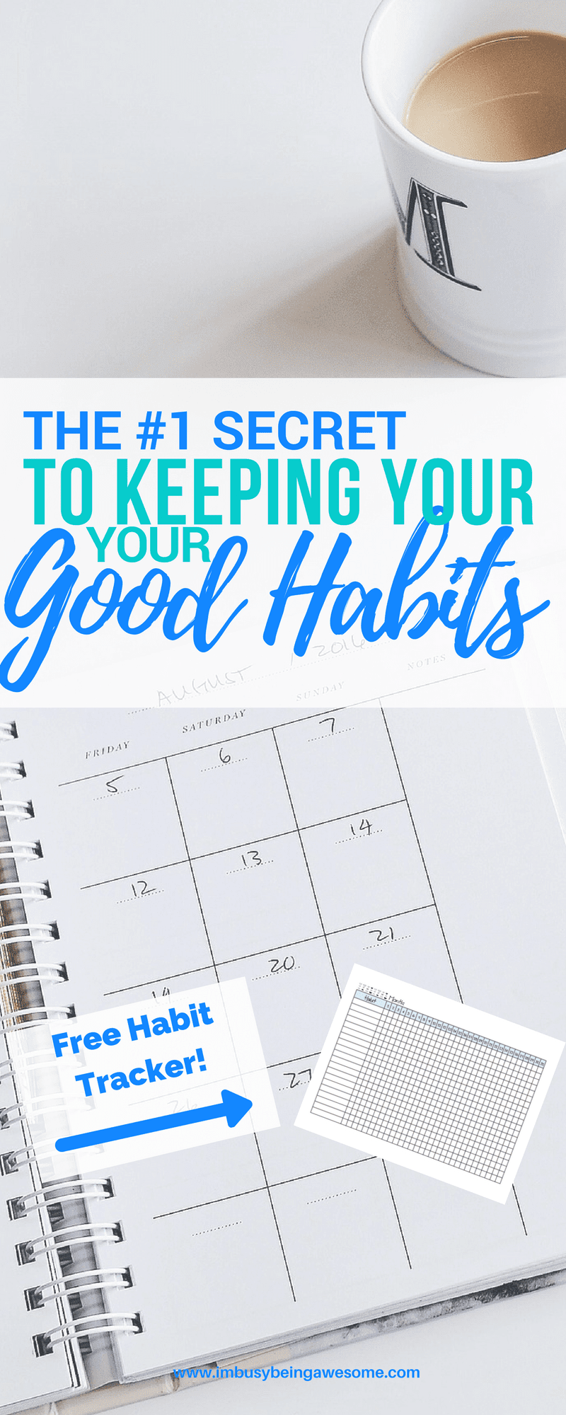 The #1 Secret to Forming Good Habits - I'm Busy Being Awesome